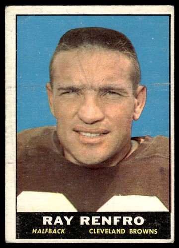 1961 Topps Ray Renfro #69 Cleveland Browns Football Card | eBay