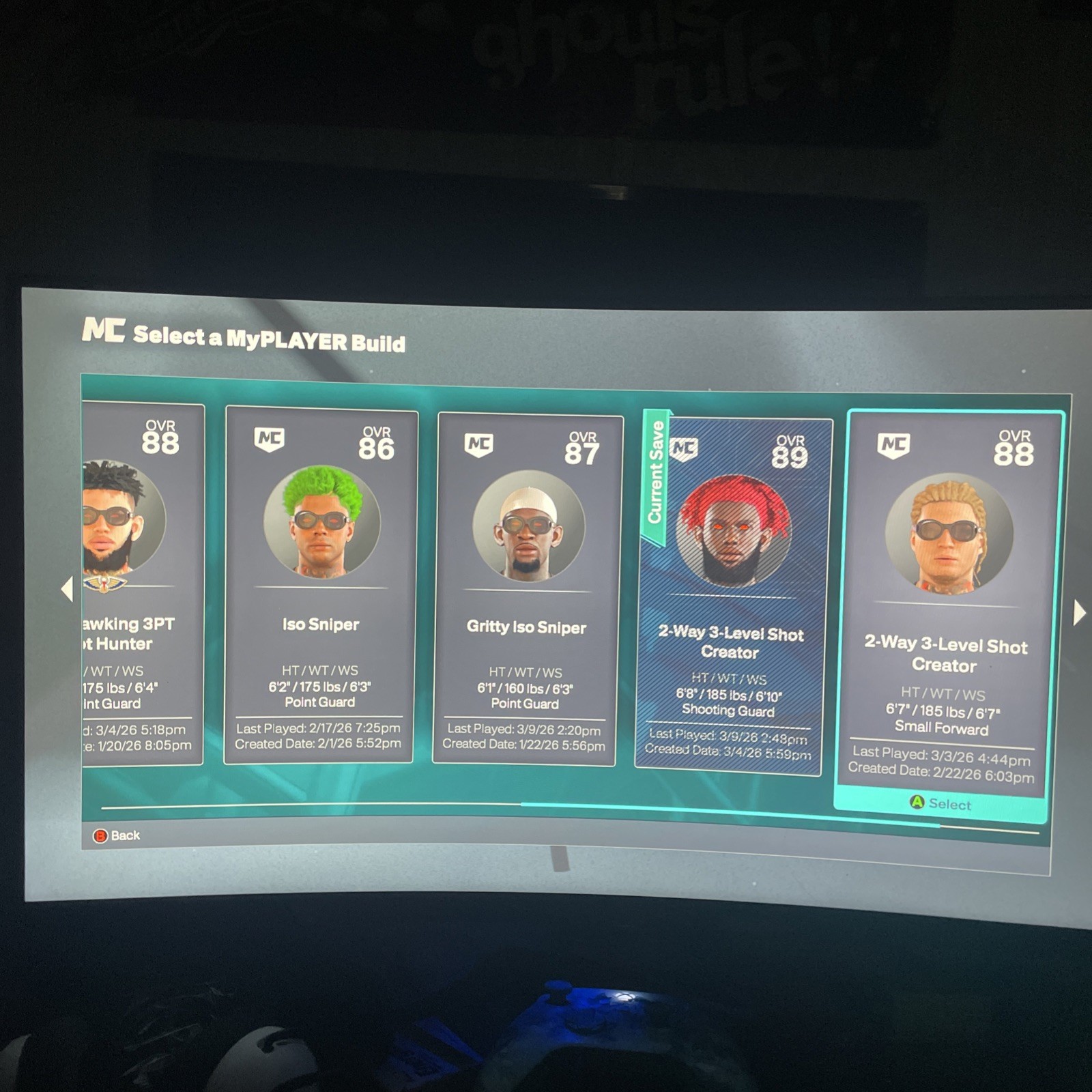 2k26 Acc starter2, 9Builds all over 88 ovr and above | eBay