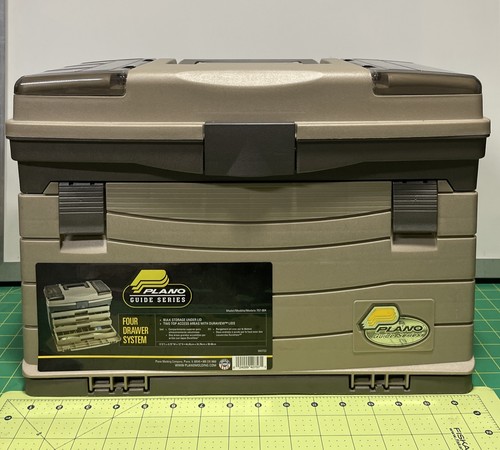 Plano Fishing Guide Series 4 Drawer Tackle Box Sandstone Model# 757-004 ...