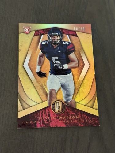 2018 Panini Gold Standard Rookies /99 #188 JUSTIN WATSON Football Card ...