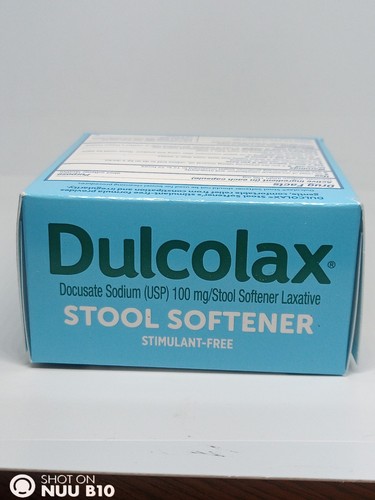50 Liquid Gels Dulcolax Stool Softener Docusate 100mg ,Stop ...