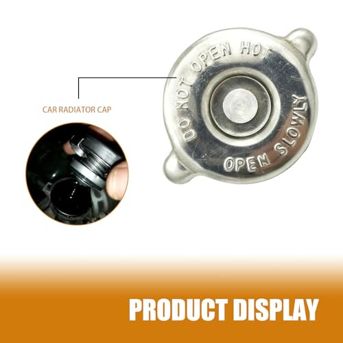 1 Pack 16 PSI Car Engine Radiator Cap, Waterproof Durable Metal Vehicle ...