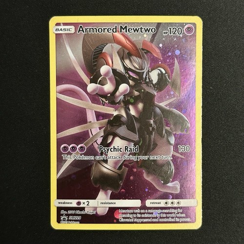 Armored Mewtwo SM228 Black Star Promo Holo Pokemon Card Moderately ...
