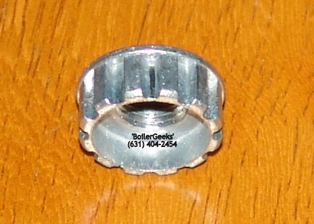 (2) Beckett nozzle assembly nuts /knurled nut 51400 /scalloped splined ...