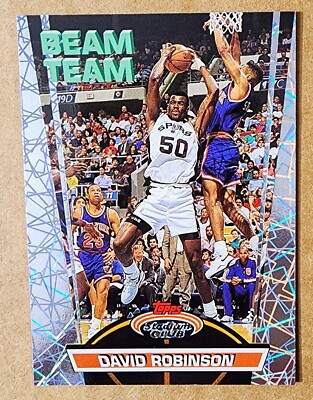 1992-93 Topps Stadium Club David Robinson Beam Team #20 San Antonio ...