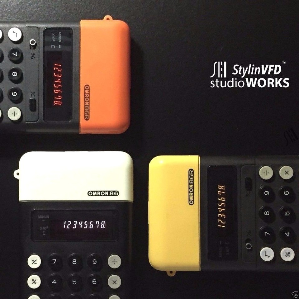 VFD Display Color Filter-TechBlue-For vintage Calculator CASIO,TOSHIBA ...
