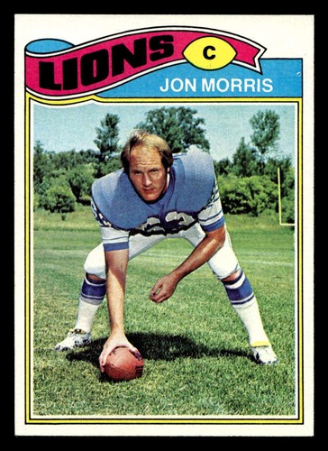 1977 Topps #193 Jon Morris Near Mint+ Lions | eBay