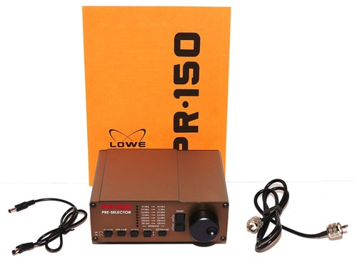 Rare LOWE PR-150 PRESELECTOR / PREAMP + CABLES for the HF-150 RADIO and ...
