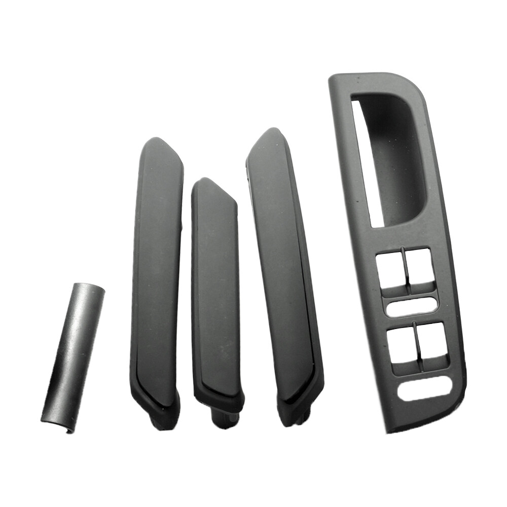 Set of 5 Inside Door Window Control Panel & Handle Cover Trim Black ...