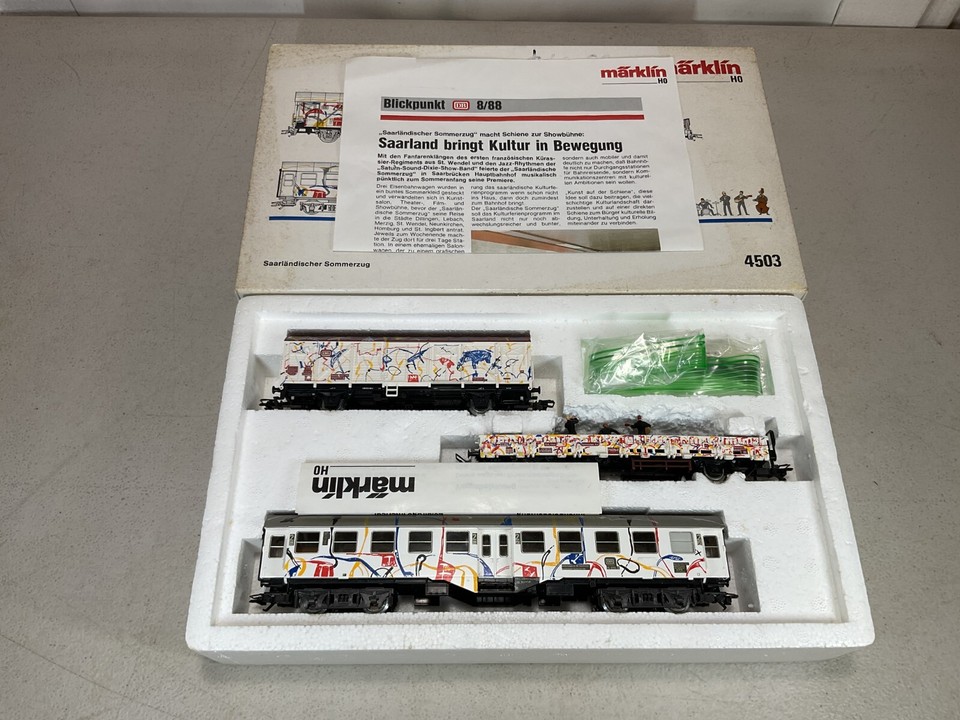 RARE Marklin HO #4503 Saarlandischer Sommerzug (Sarland Summer Train) In Box | eBay