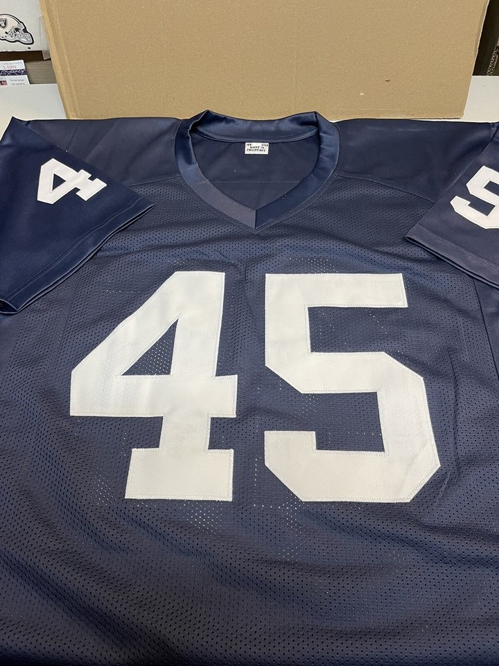 NOTRE DAME FIGHTING IRISH RUDY RUETTIGER SIGNED JERSEY #45 "RUDY" THE ...