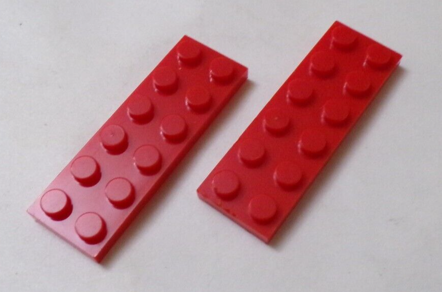 Unbranded x2 Red 2x6 Plates (021-42) | eBay