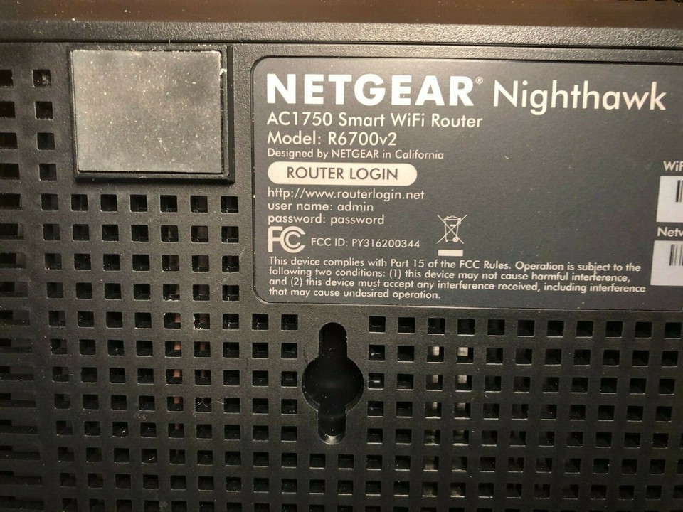 NETGEAR R6700 V2 Nighthawk AC1750 Dual Band WiFi Router - Factor Reset ...
