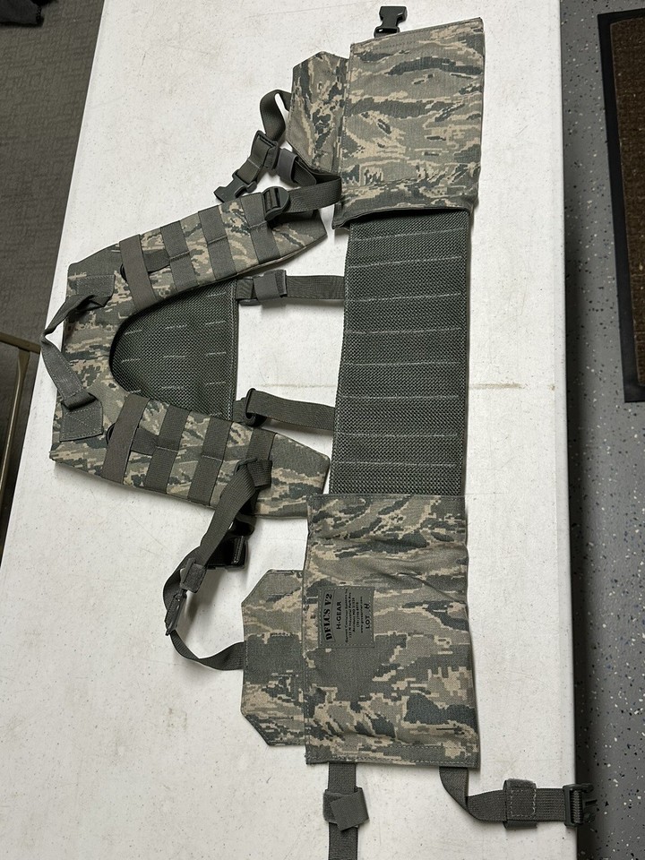GCS Warrior Chest Rig Tactical Vest Rifleman ABU Tiger Stripe USAF Size ...