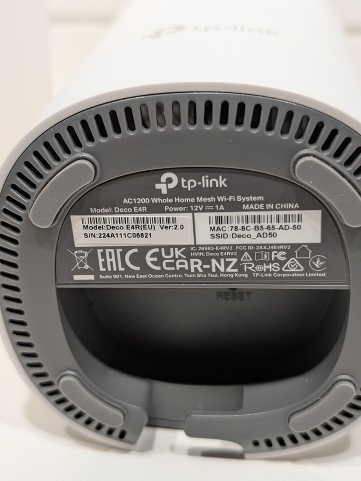 TP-Link Deco E4R E4 AC1200 Dual-Band Whole Home Mesh Wi-Fi Unit | eBay UK