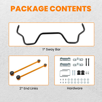 Rear Suspension Sway Bar Kit w/ Bushing For Toyota Tundra TRD PTR11 ...