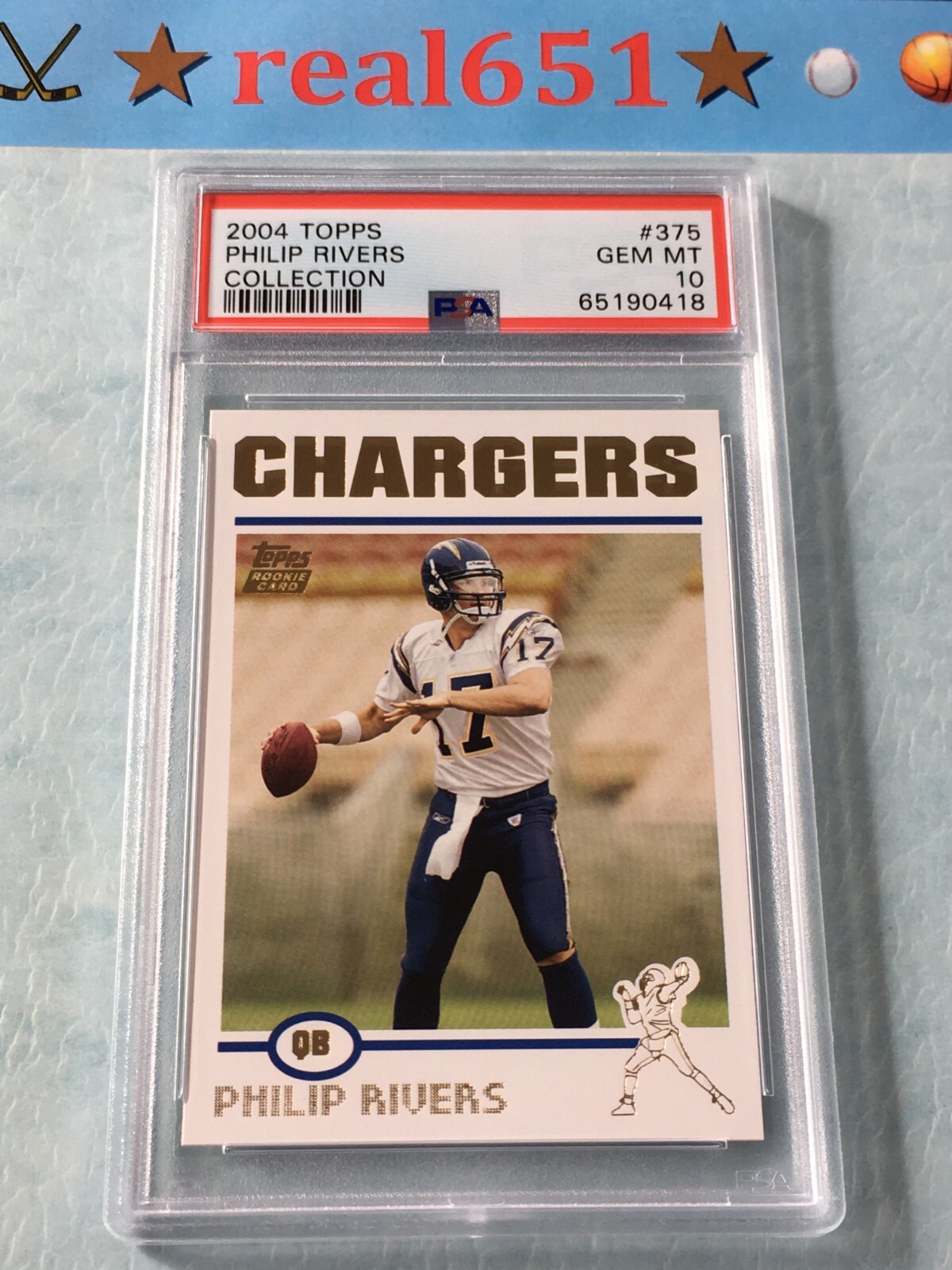 2004+Topps+-+Collection+%23375+Philip+Rivers+%28RC%29 for sale online ...