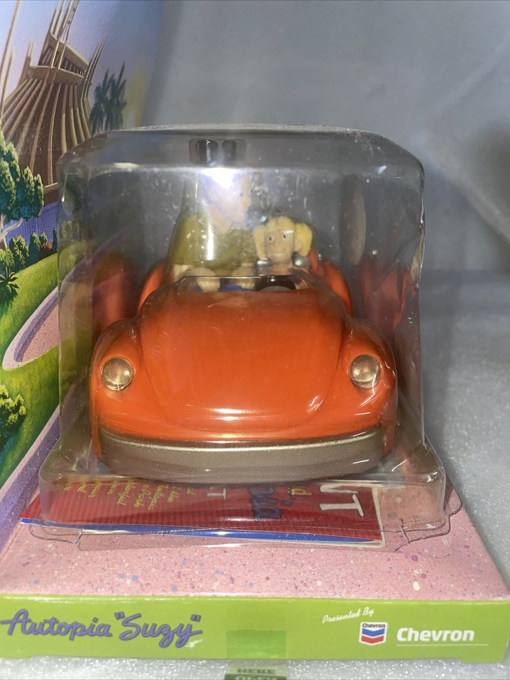 Chevron Autopia Cars Disneyland Suzy Orange In Original Package ...