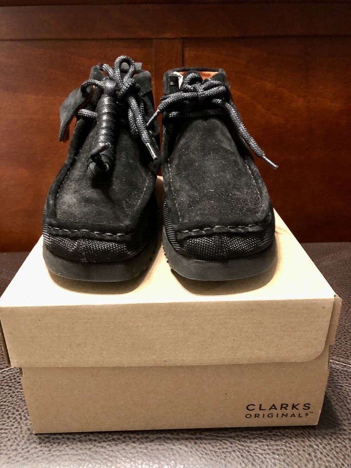 CLARKS ORIGINAL WALLABEE FTRE Black COMBI Men Size 8.5 | eBay