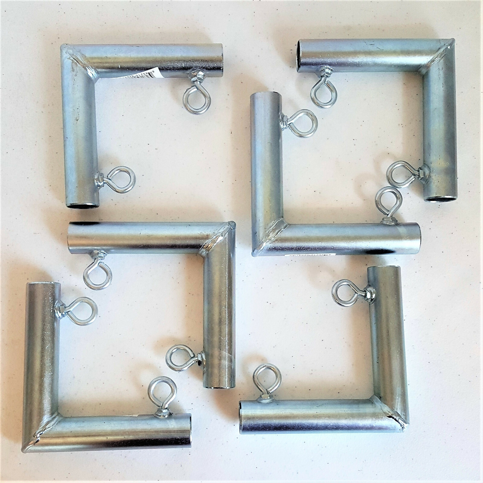 6pc 2 way L Shape Corner Canopy Fitting Patio Garden Carport (fla) 3/4 ...