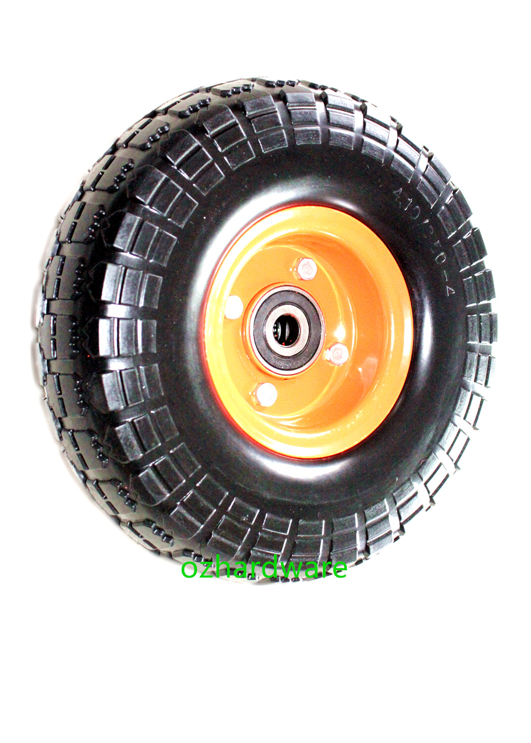 2pc / 4pc 10"solid trolley wheel Punch proof offset 16mm Bore Extra ...