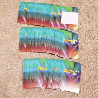 Scene It Jr The DVD Game Replacement Deck of Scene It and 4 Category ...