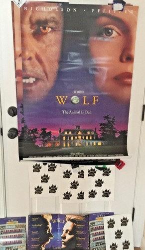 STORE DISPLAY HORROR WOLF MOVIE POSTER WEREWOLF FLYER DECALS JACK ...