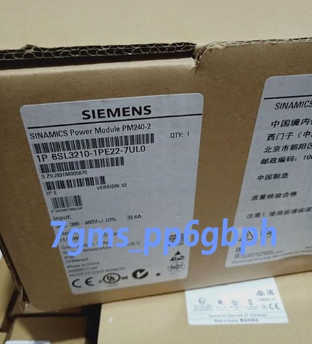 1 PCS NEW IN BOX Siemens G120 Inverter 6SL3210-1PE22-7UL0 | eBay