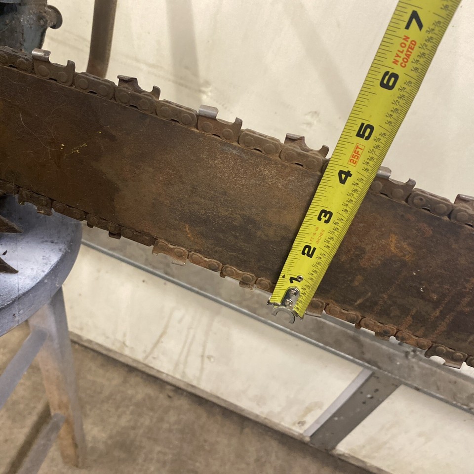 Vintage Mono Line? chainsaw. 1950's Power products Logging old man cave ...