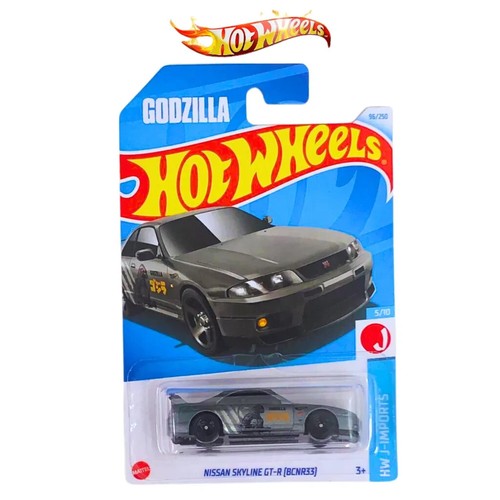 Hot Wheels Nissan Skyline GT-R (BCNR33) 2024 (Godzilla Grey) HW J ...