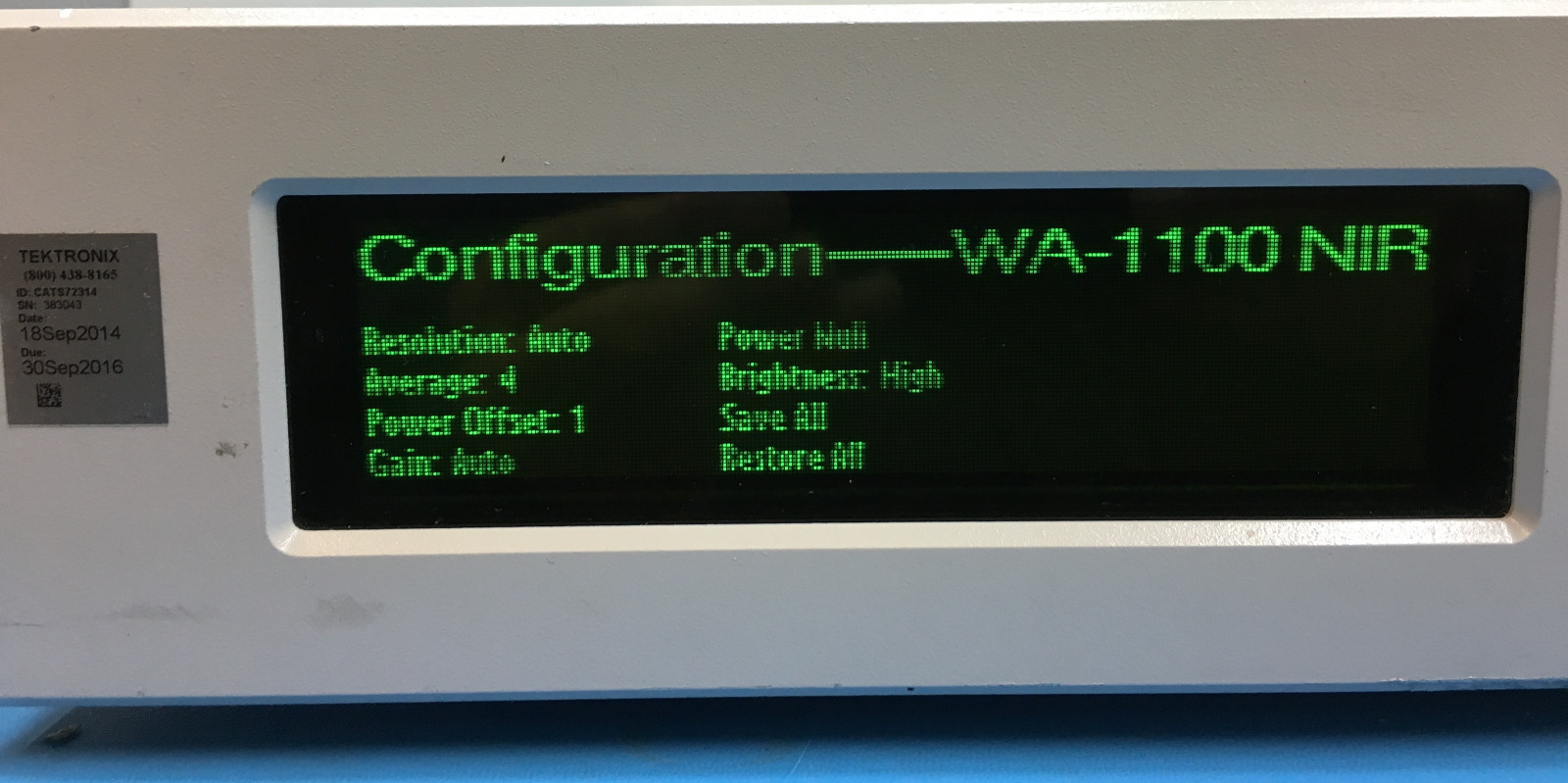 Wa-1100 Burleigh Wavemeter Optical Wavelength Meter for sale online | eBay