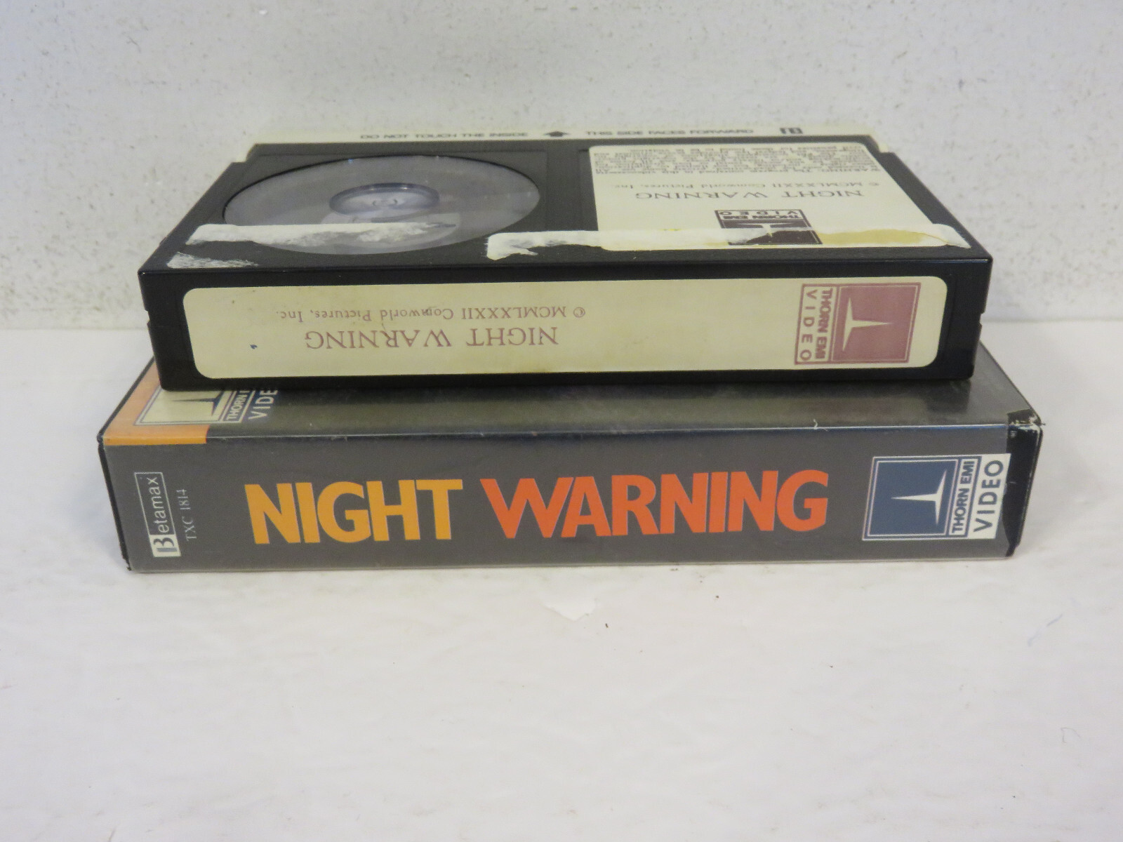 NIGHT WARNING EMI VIDEO BETA BETAMAX NOT VHS CLAMSHELL BEST HORROR OF ...