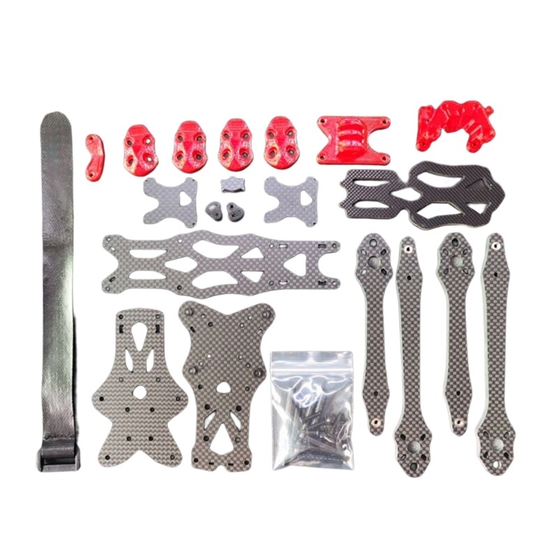 Racing Aircraft Frame Kit DIY Toothpick Frame for APEXDC FPV Freestyle ...