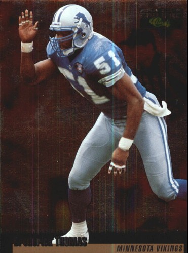 1995 Pro Line Silver Minnesota Vikings Football Card #277 Broderick ...