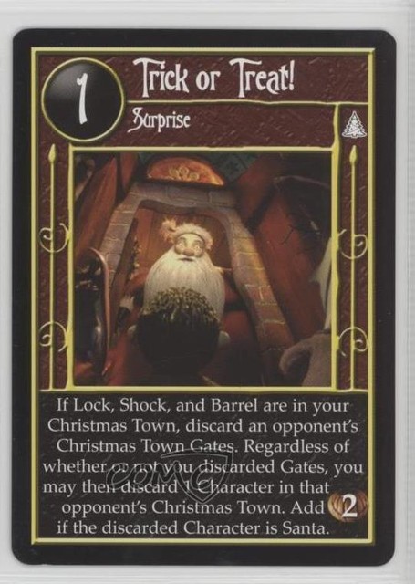 2005 The Nightmare Before Christmas Trading Card Game Trick or Treat ...