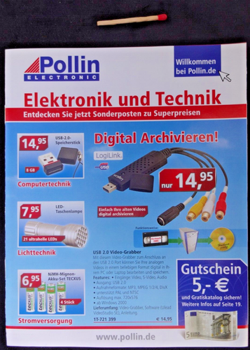 POLLIN KATALOG,SEITEN 20, AUS 2009, PREISE, DATEN, COMPUTERTECHNIK,SONDERPOSTEN | eBay.de