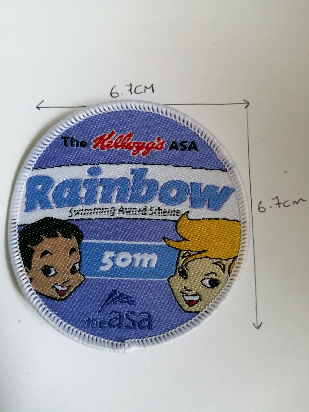 Swimming award / badges , Kellogg's , Rainbow, from 5m-800m | eBay