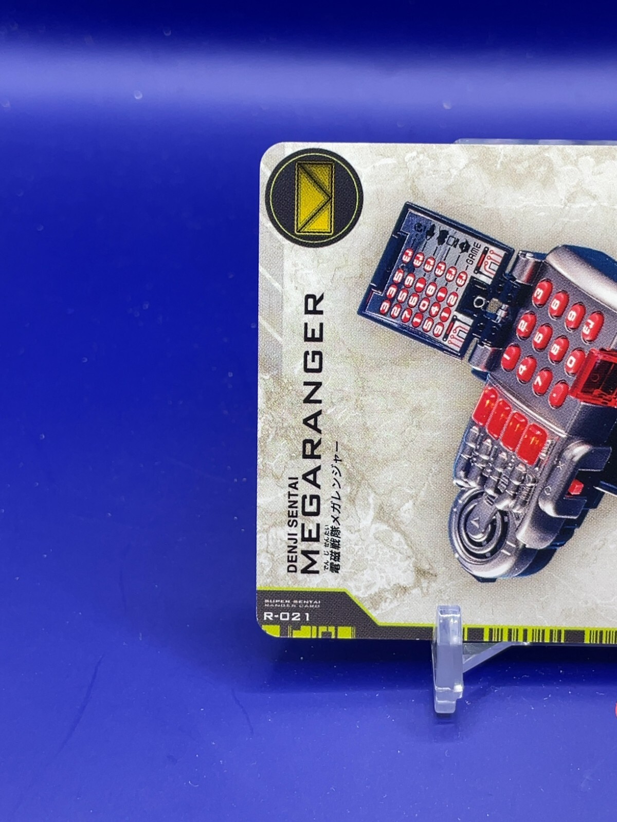 DENJI SENTAI MEGA RANGER DEGITAIZER Card - Super Sentai Series 1997 R ...