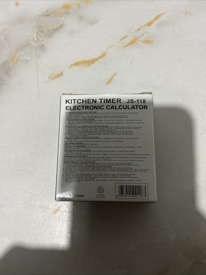 Digital kitchen timer Large Alarm for cooking Count Down Up Stop Watch ...