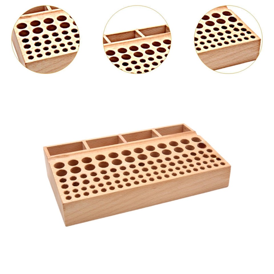 Leather Craft Tool Holder Organizer Home Leather Working Portable Wood ...