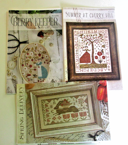 3 With Thy Needle & Thread Cross Stitch Charts by Brenda Gervais ...
