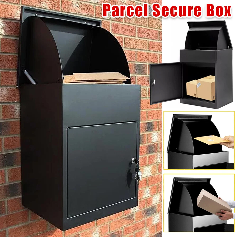 Extra Large Parcel Delivery Drop Box Lockable Outdoor Storage Letter ...