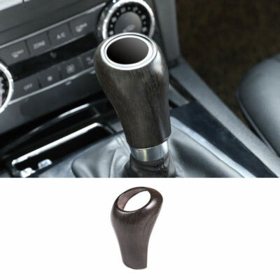 Oak Wood Grain Inner Gear Shift Knob Cover Trim Fit For Benz C-Class ...