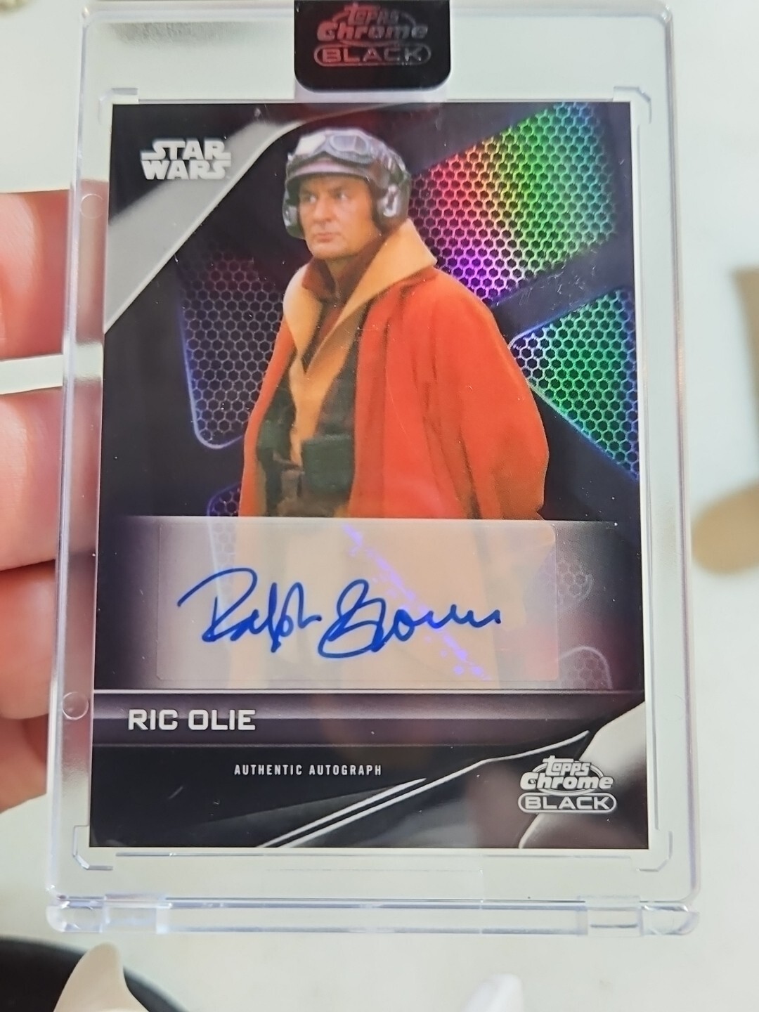 2022 TOPPS STAR WARS CHROME BLACK RALPH BROWN AUTO RIC OLIE | eBay