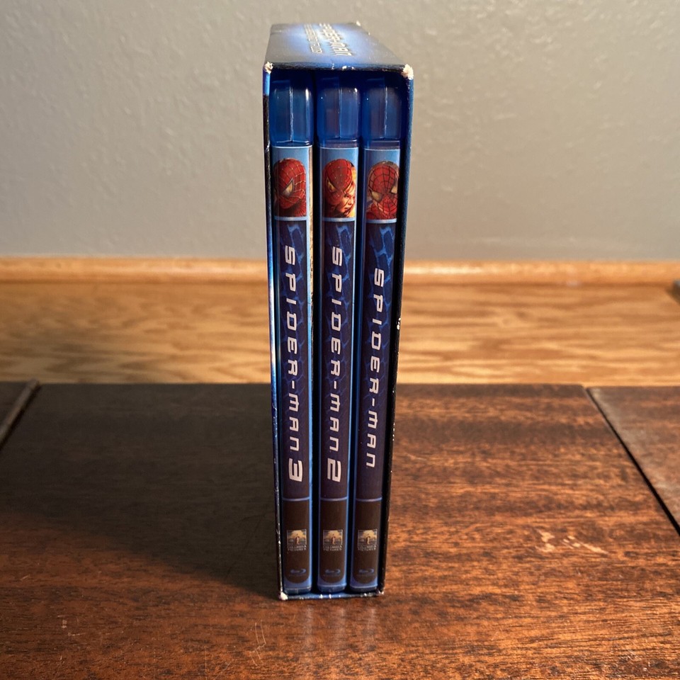 Spider-Man: The High Definition Trilogy Blu-Ray 4 Disc Box Set | eBay