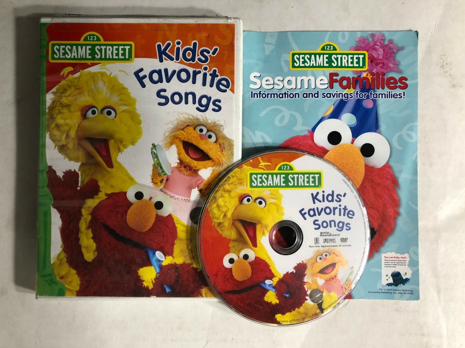 Sesame Street Kids Favorite Songs Dvd