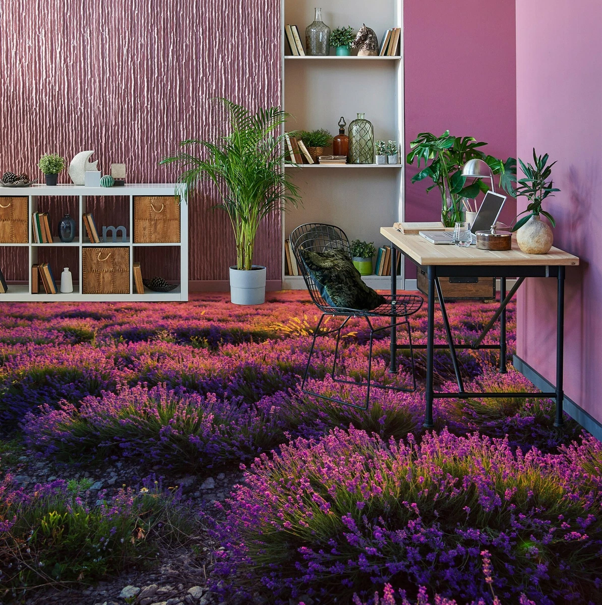 Purple Grass Wallpaper