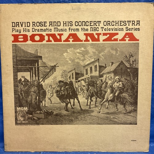 DAVID ROSE - Dramatic Music From The NBC Television Series Bonanza ...
