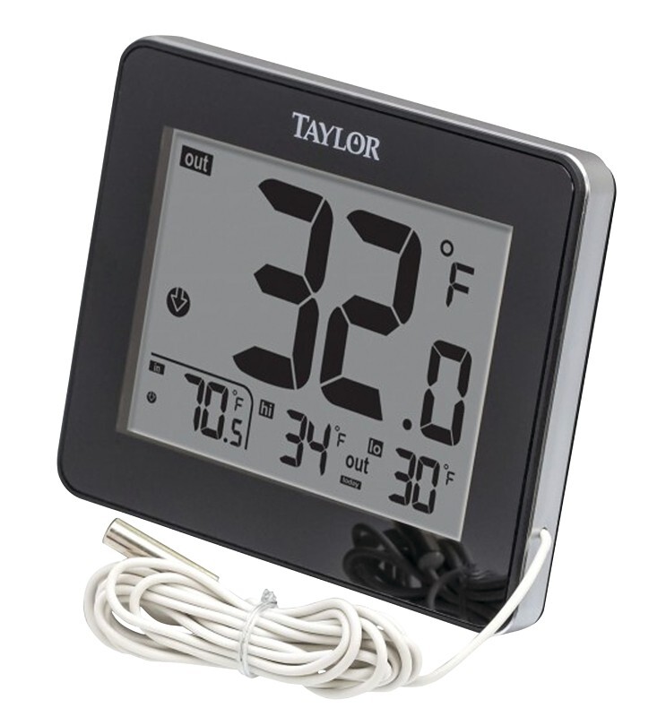 NEW TAYLOR 1710 Digital Thermometer,-40 to 158 F, LCD DISPLAY INDOOR ...