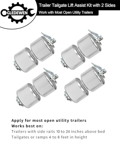 Trailer Gate Lift Assist (Upgrade), 2-Sided Trailer Tailgate Lift ...